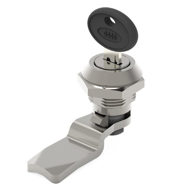 Stainless Steel Quarter Turn Keyed Lock
